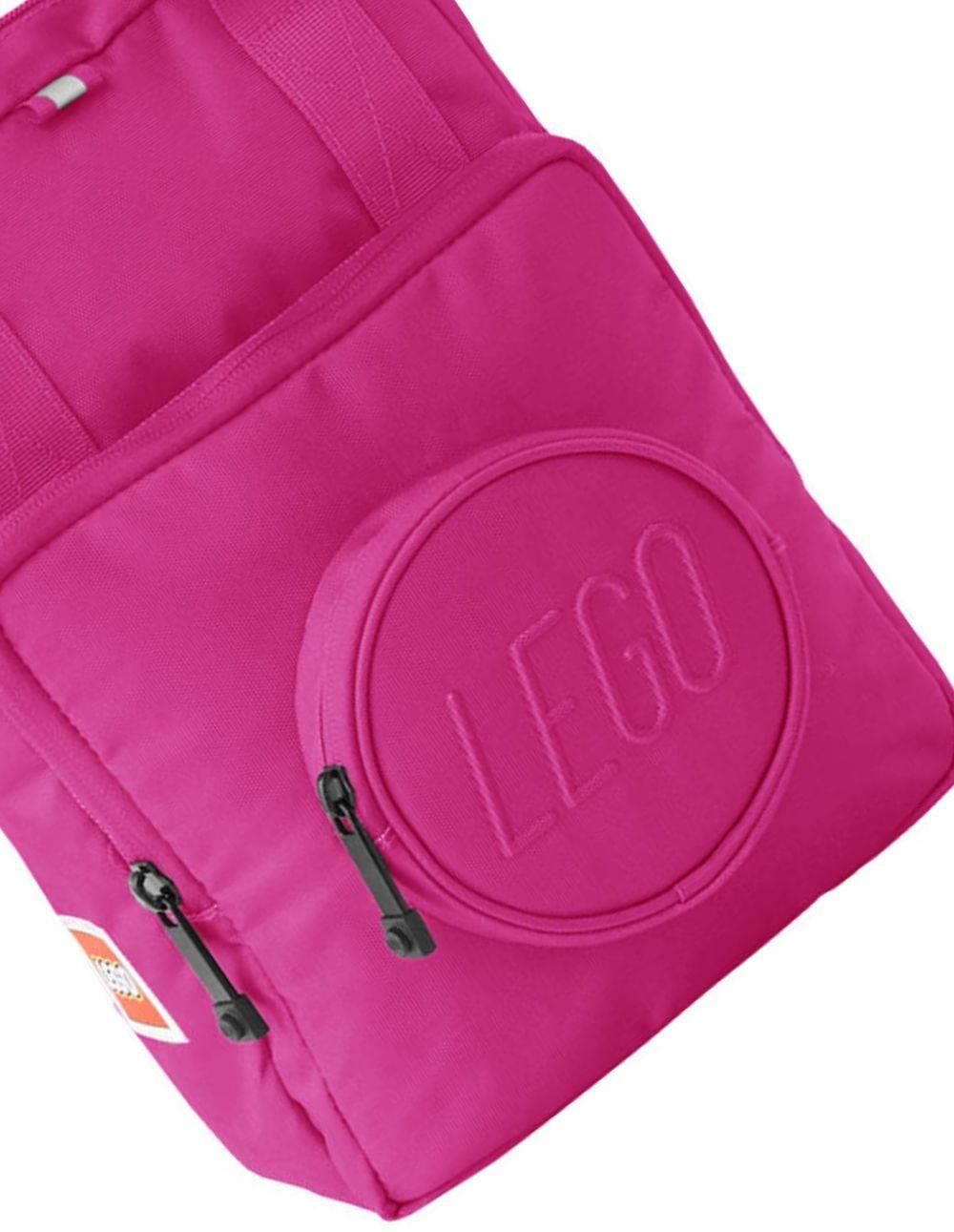 LEGO Plecak Dziecięcy Brick 1X1 Bright Red Violet - Szkolny plecak ...