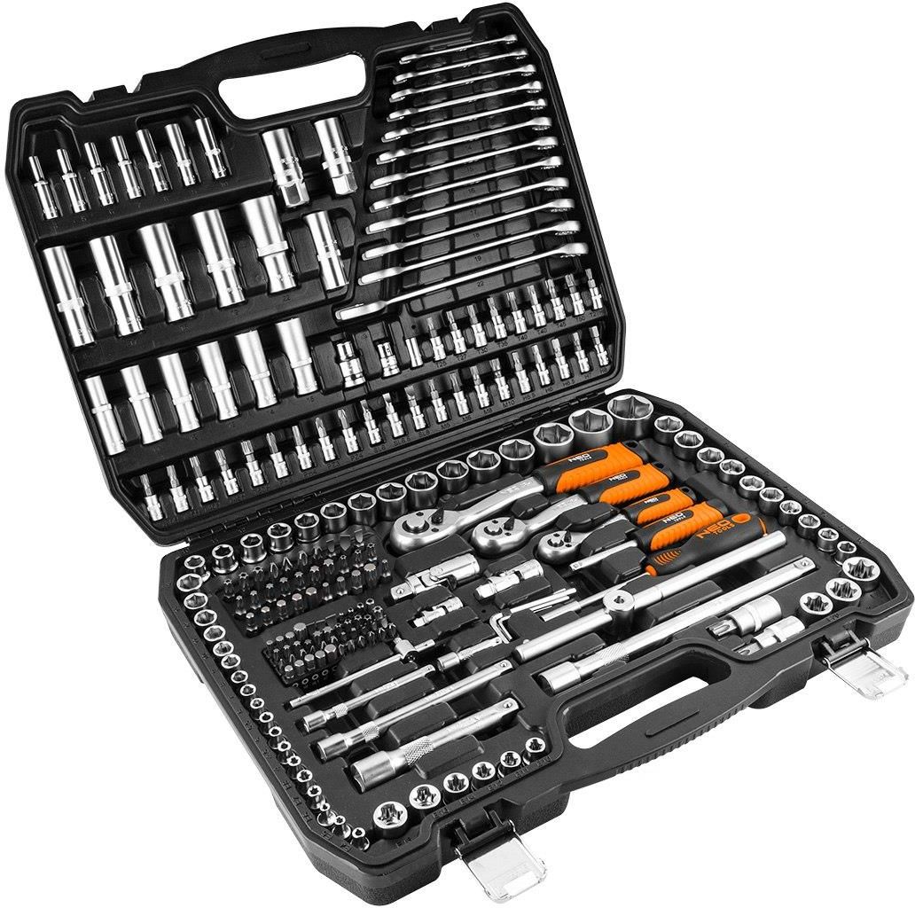 NEO Zestaw kluczy 216 szt. 1/2 3/8 1/4 TOP10216 - Opinie i ceny na Ceneo.pl