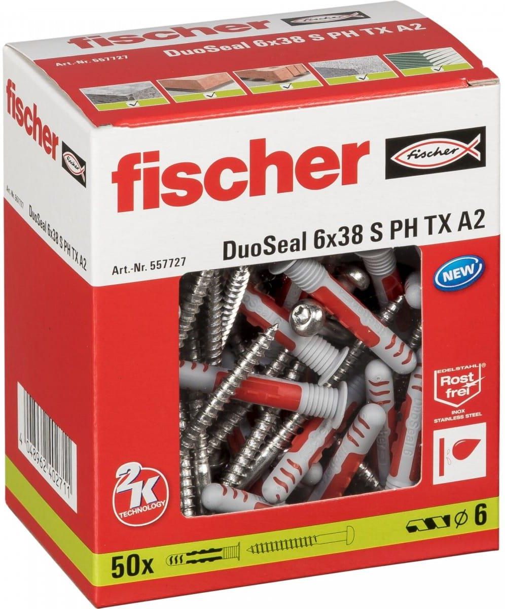 Fischer DuoSeal 6x38 S A2 557727 - Opinie i ceny na Ceneo.pl