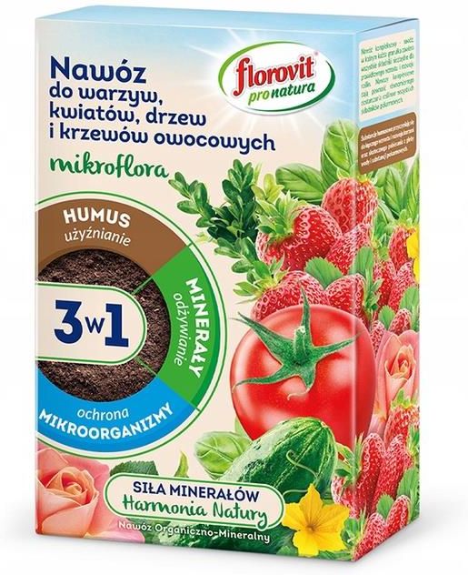 Nawóz Florovit 1Kg. Nawóz Gran. Mikroflora 3W1 Humus - Ceny i opinie - Ceneo.pl