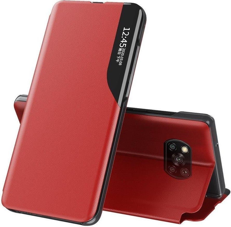 Eco Leather View Case elegancki futerał etui z klapką i funkcją ...