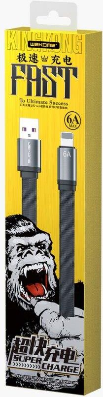 WK Design King Kong 2nd Gen series płaski kabel USB - Lightning do ...