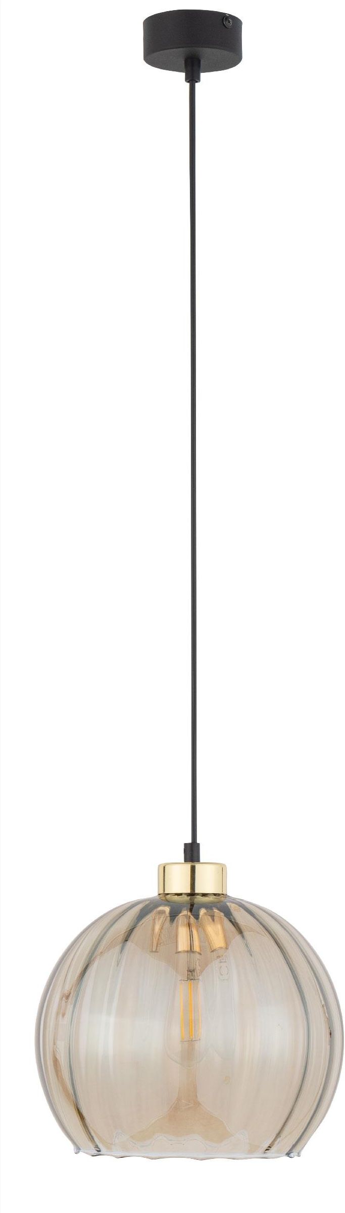 Tk Lighting Devi 1x60W lampa wisząca czarny złoty (4636) - Opinie i atrakcyjne ceny na Ceneo.pl