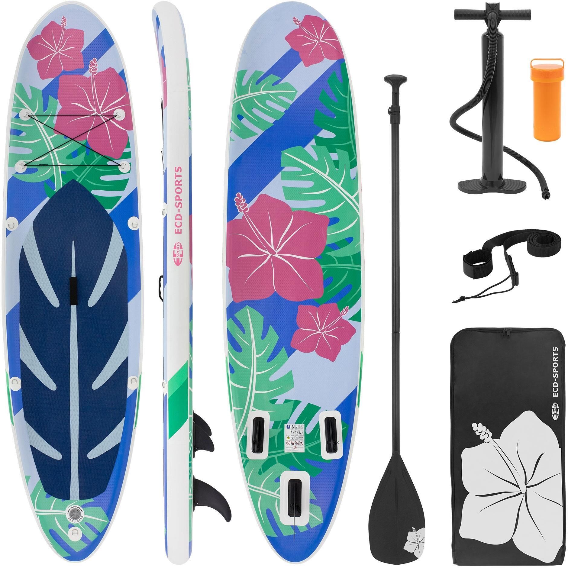 Ecd Germany Deska Surfingowa Stand Up Paddle Board Kwiatowy Biały ...