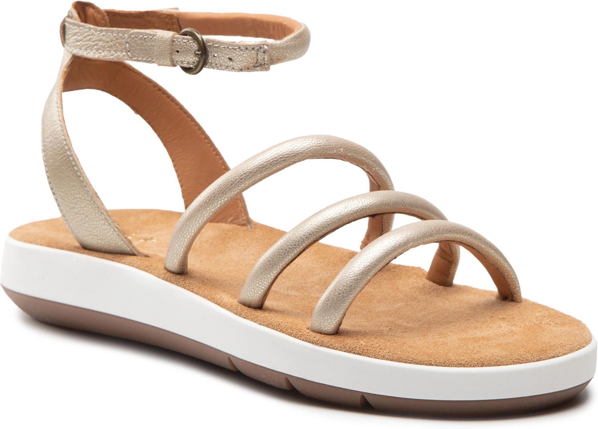 Sandały CLARKS - Jemsa Style 261650264 Champagne Lea - Ceny i opinie ...