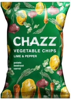 Chazz Chipsy Warzywne o Smaku Limonki i Pieprzu 75g - Ceny i opinie ...