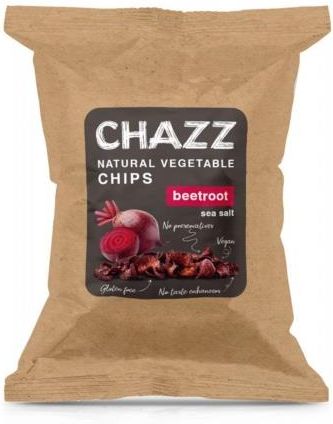Chazz Chipsy Buraczane z Solą Morską 50g - Ceny i opinie - Ceneo.pl