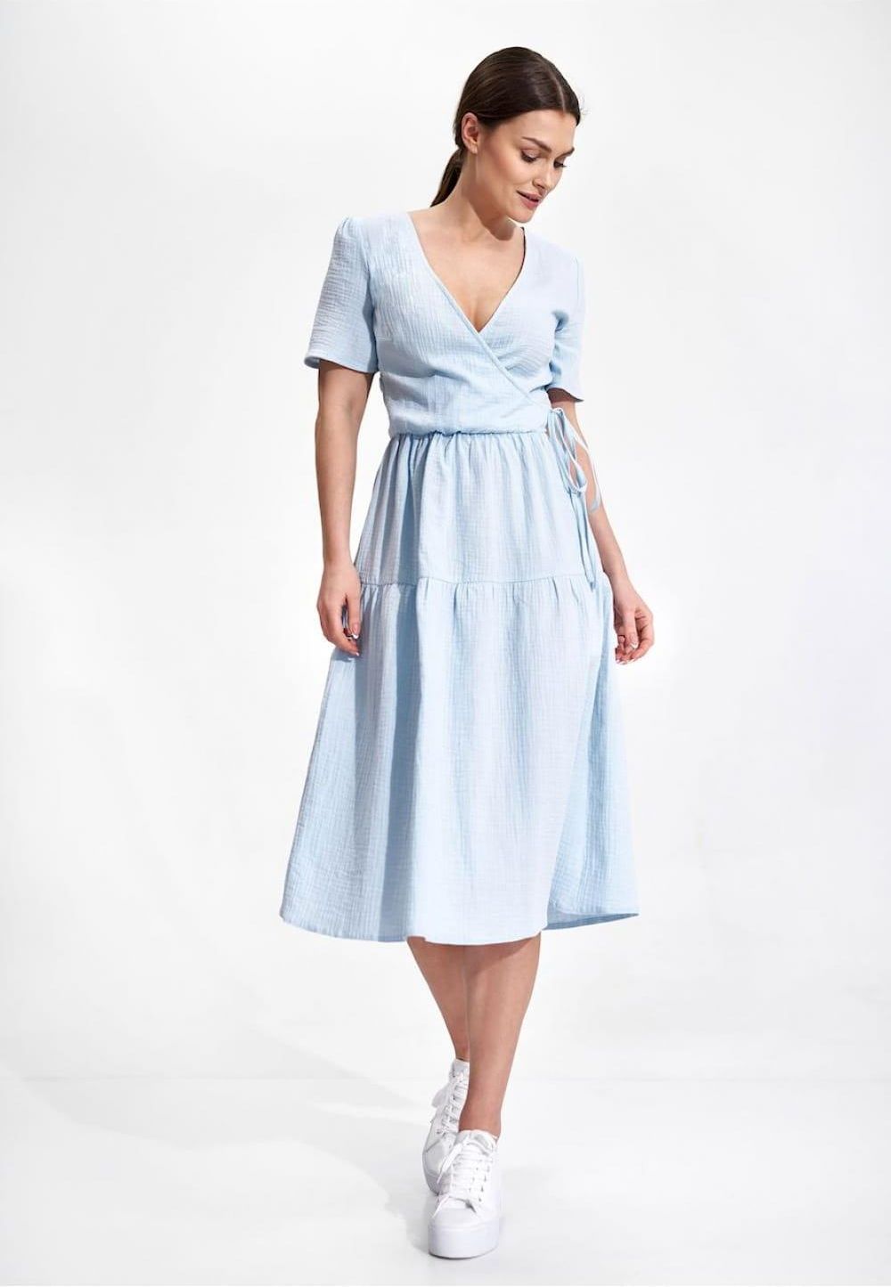 Sukienka Model M872 Błękit - Ceny i opinie - Ceneo.pl