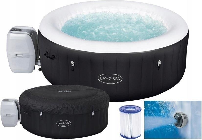 Dmuchane Spa Basen Jacuzzi 4 Osobowe 180Cm X 66Cm - Ceny i opinie ...