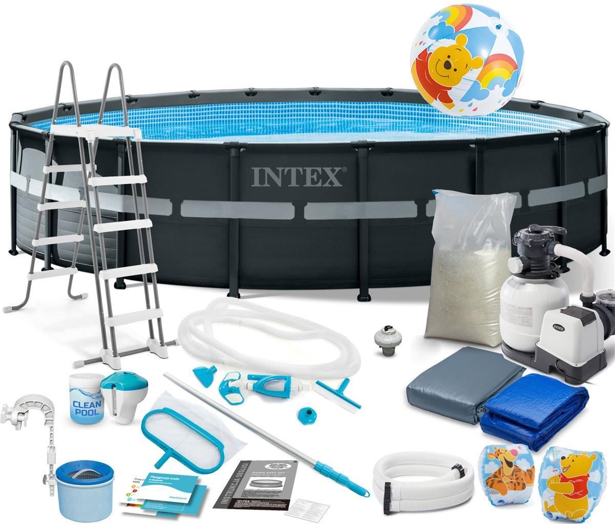 Intex Basen Ogrodowy Stelażowy 26330 Zestaw 549X132Cm - Ceny i opinie ...