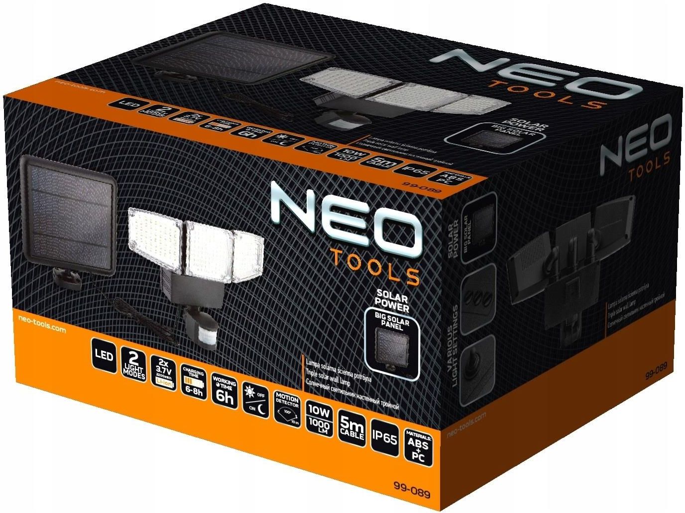 Neo Tools Naświetlacz Led Lampa Solarna Czujnik 3 X 10W (99089) - Ceny ...