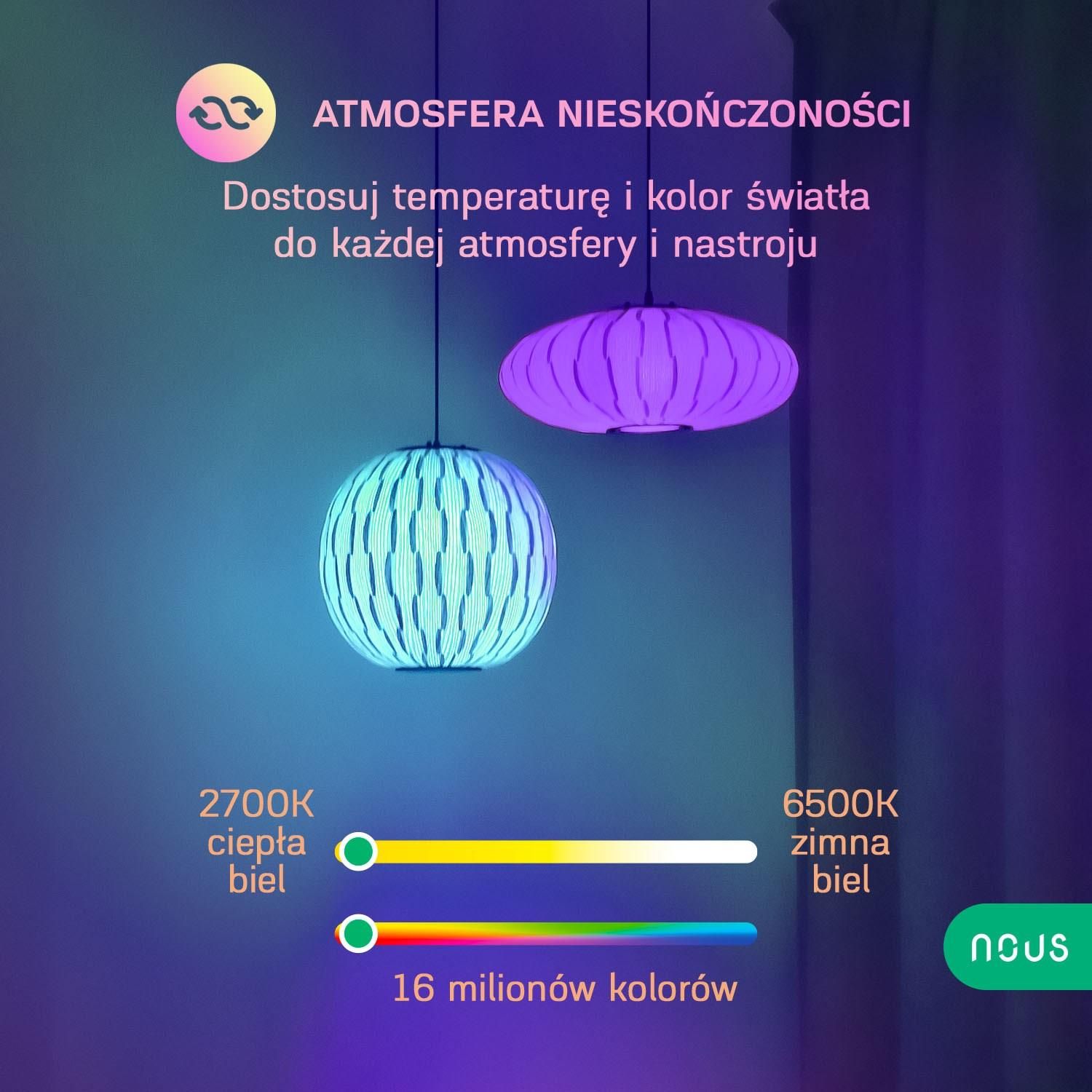 System domotyki NOUS P8 Smart WIFI RGB Bulb GU10 (4 szt.) - Opinie i ...