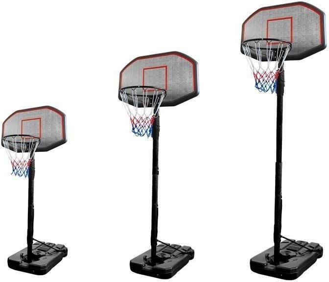 Lean Zestaw Kosz Do Koszykówki Mobilny Kosz Regulowany Stojak + Piłka ...