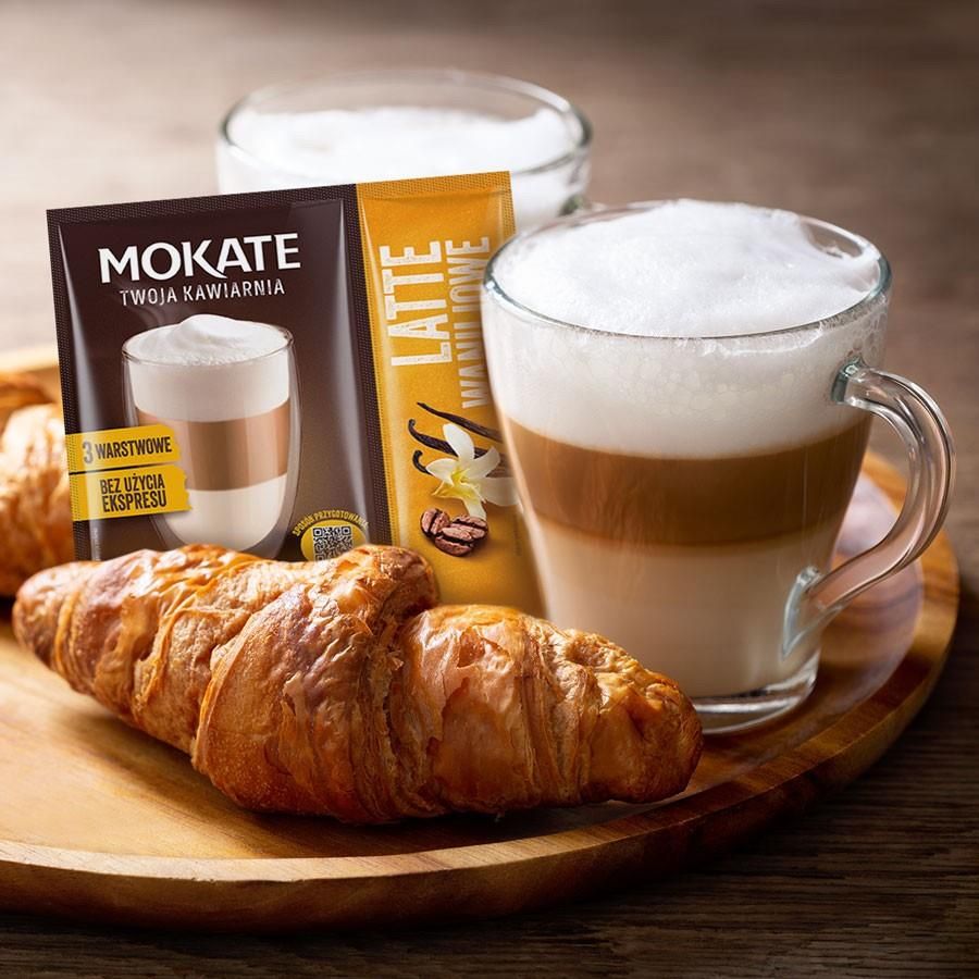Kawa Mokate Twoja Kawiarnia Latte Waniliowe 20g+2g - Ceny i opinie - Ceneo.pl