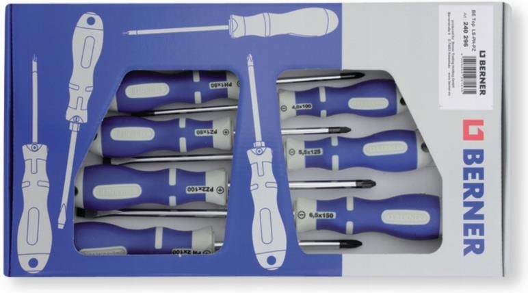 Śrubokręt Berner Zestaw Wkrętaków Płaskich 7El. 240296 - Opinie i ceny ...