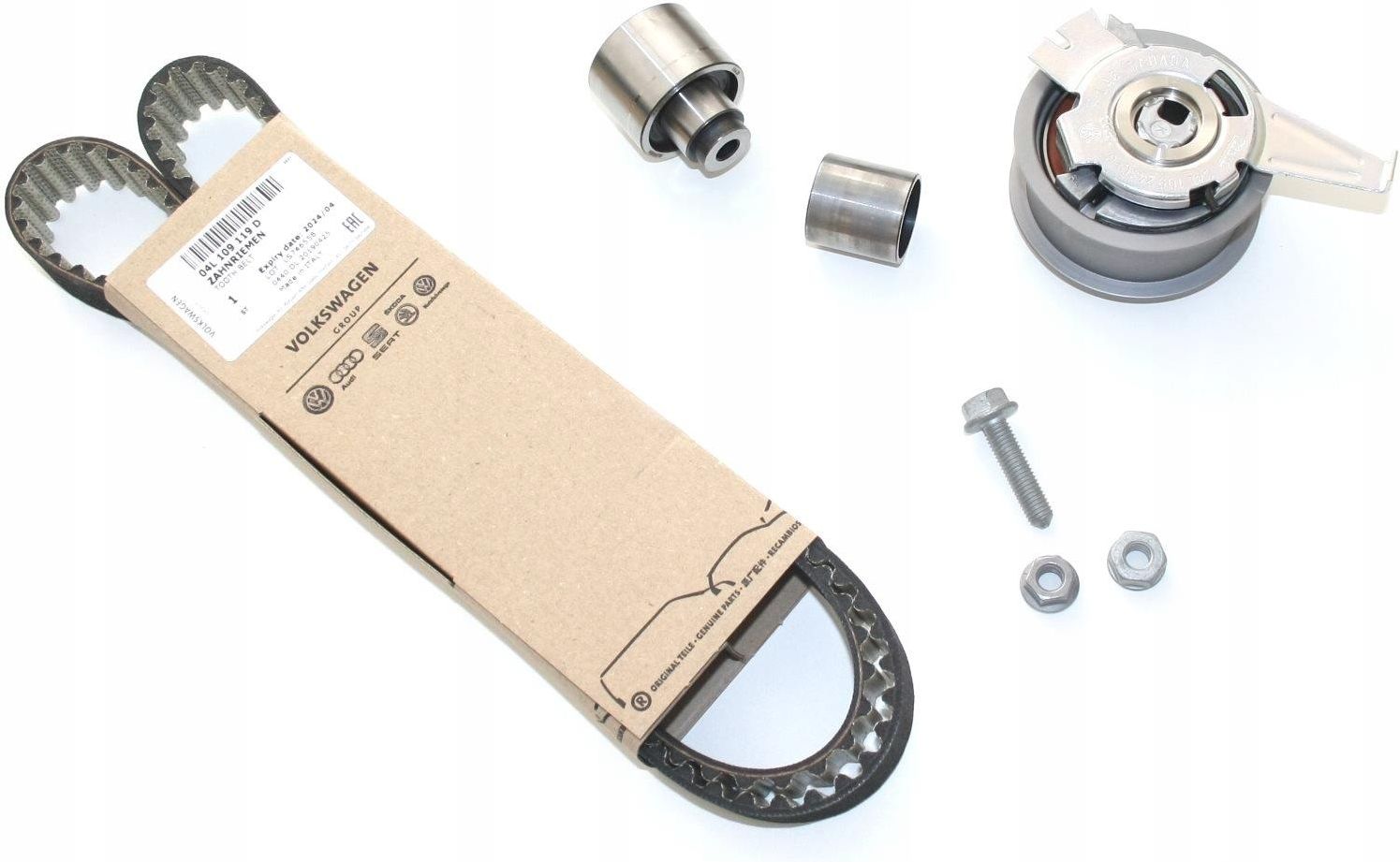 Mechanizm rozrządu 04L198119K ZESTAW ROZRZĄDU ORYGINAŁ OE VOLKSWAGEN ...
