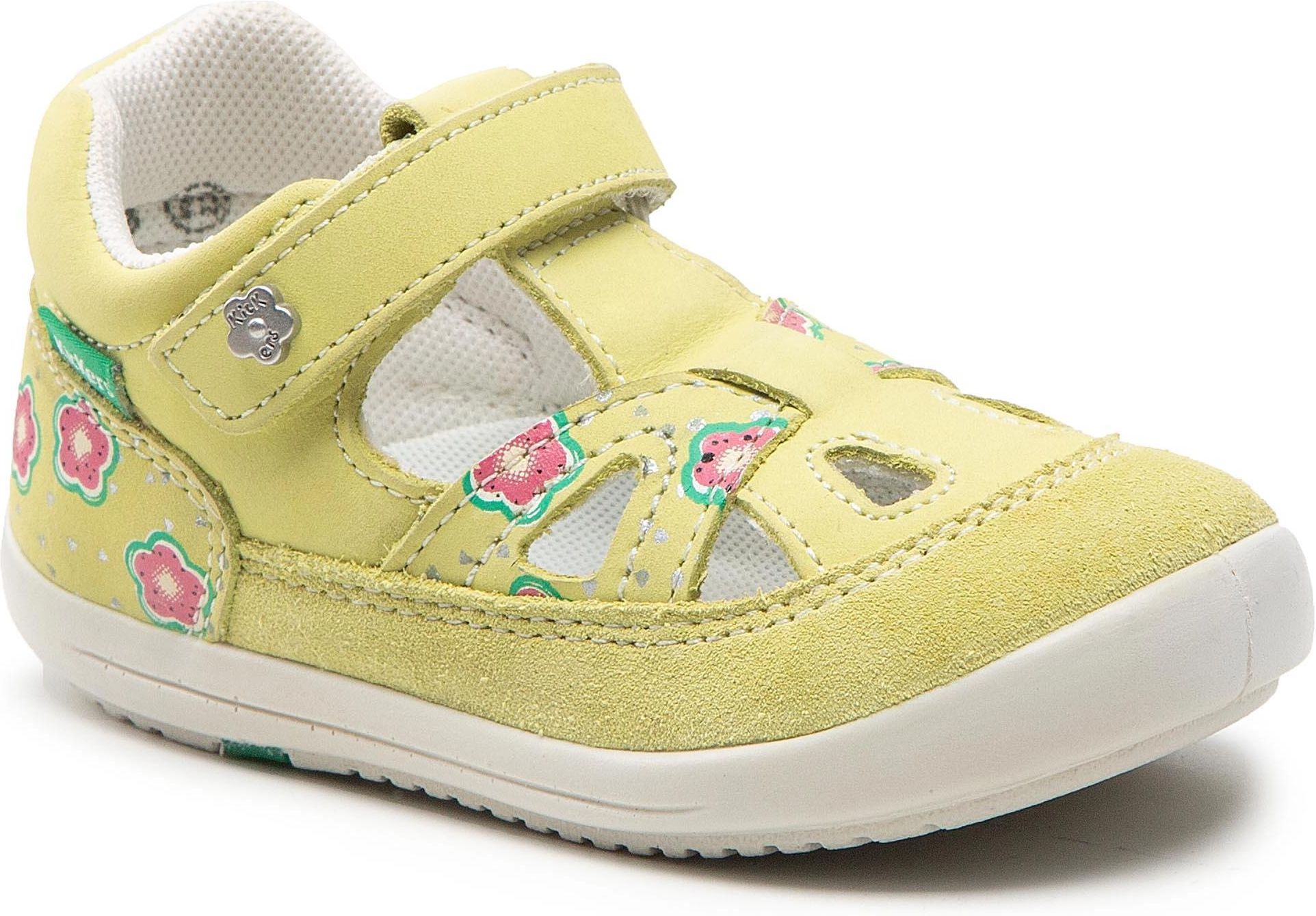 Sandały KICKERS - Kiki 692388-10 S Jaune Flower 73 - Ceny i opinie ...