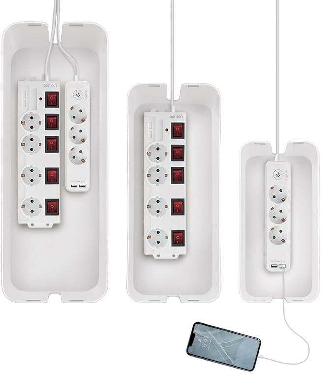 Logilink Cable Box Zestaw Biały (KAB0078) - Opinie i ceny na Ceneo.pl