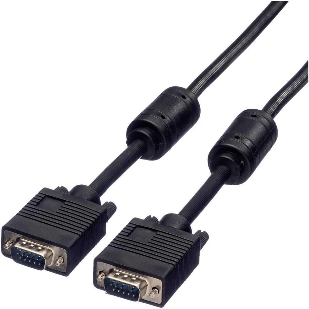 Roline VGA cable HD15 M/M, 20m with Ferrit cores, Quality (11.04.5270 ...