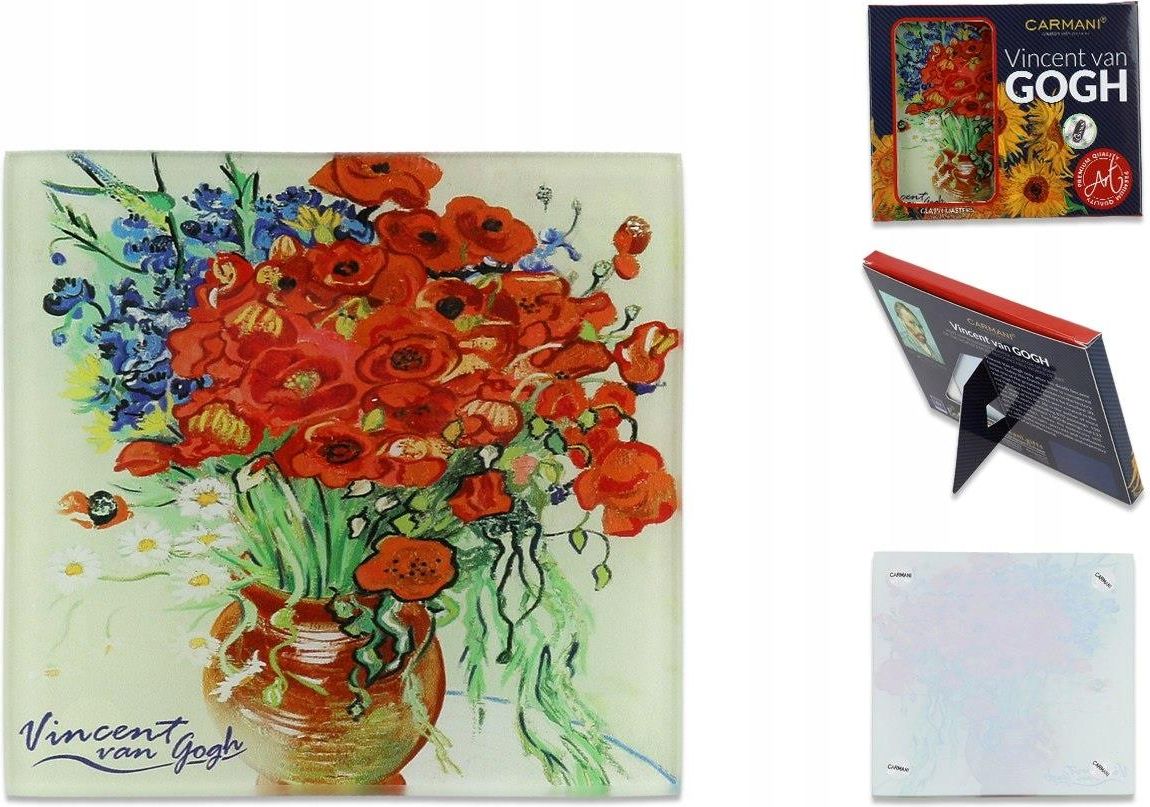 Carmani Śliczna Podkładka Szklana Na Prezent Van Gogh Maki - Opinie i ...