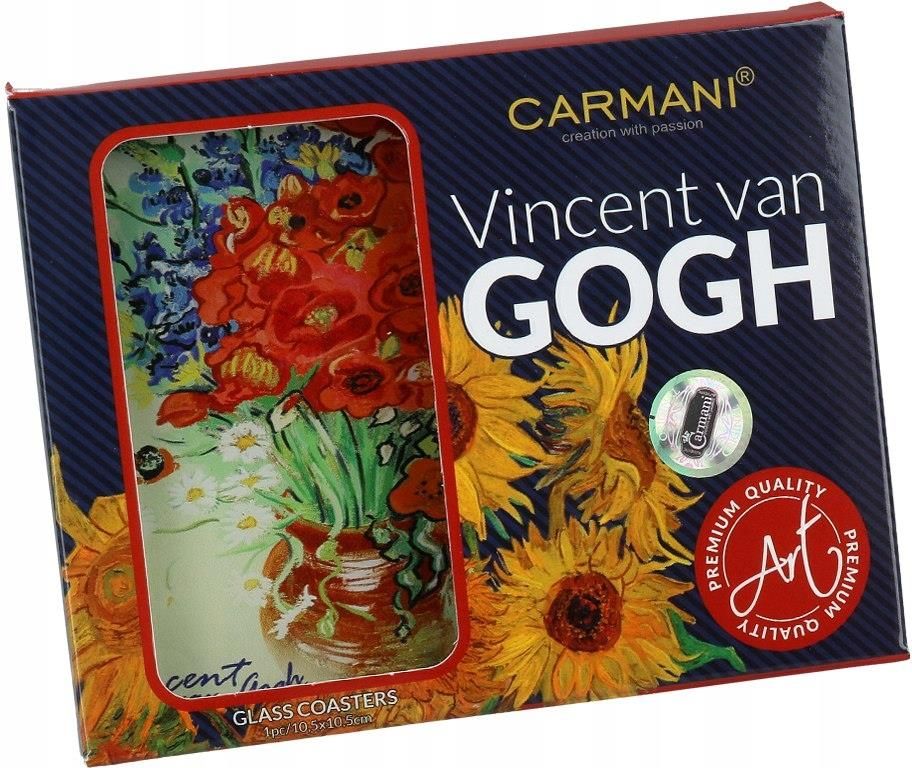 Carmani Śliczna Podkładka Szklana Na Prezent Van Gogh Maki - Opinie i ...