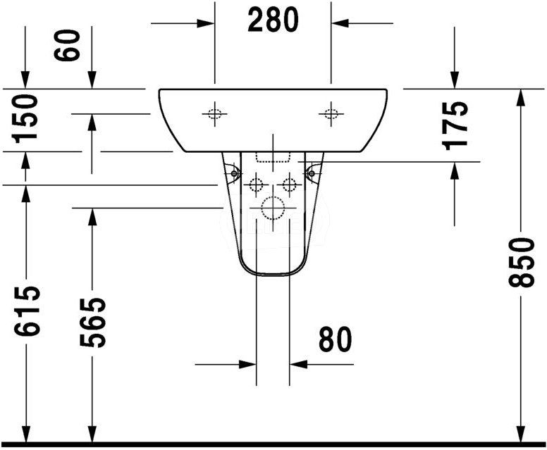 Umywalka Duravit D-Code 55x43 23105500002 - Opinie i ceny na Ceneo.pl