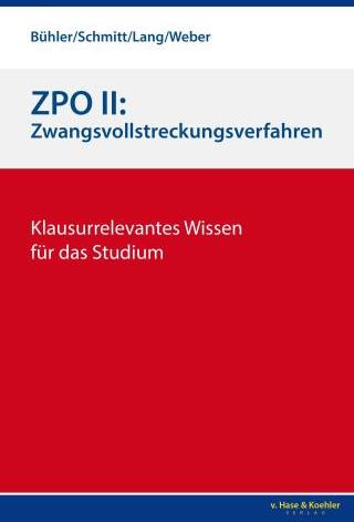ZPO II: Zwangsvollstreckungsverfahren - Literatura obcojęzyczna - Ceny ...