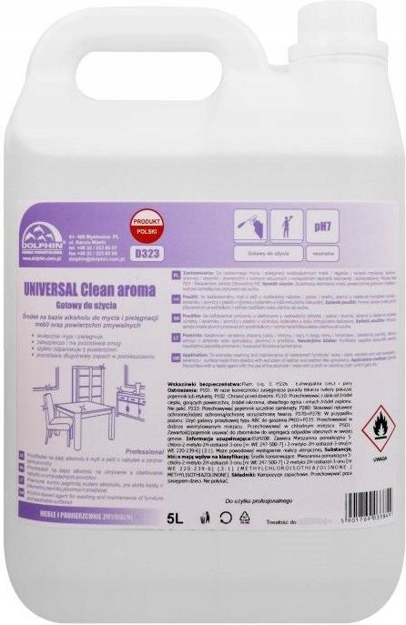 Dolphin Universal Clean Aroma Płyn Do Mebli 5L (D3235) - Opinie i ...