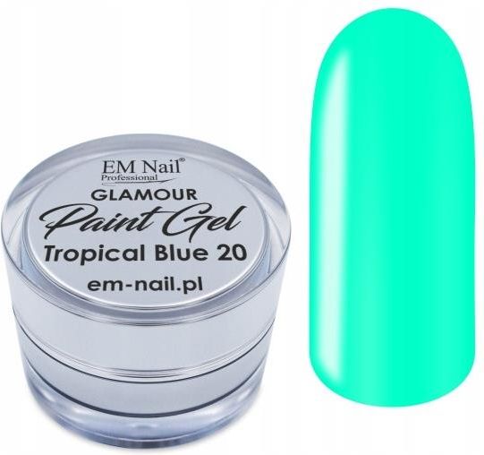 EM NAIL EM NAIL PAINT GEL GLAMOUR NR 20 ŻEL DO ZDOBIEŃ - Opinie i ceny ...