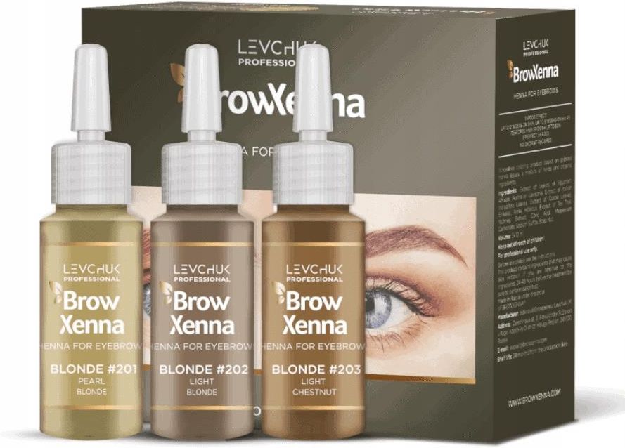Browxenna Brow Xenna Henna Pudrowa Zestaw #201, #202, #203 - Opinie i ...
