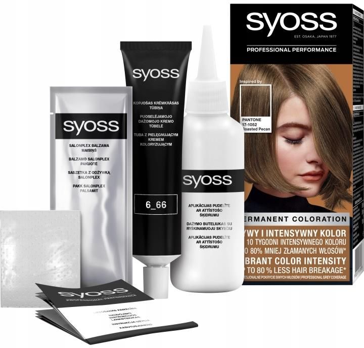 Syoss Pantone Farba Do Włosów 6-66 Orzech 2X - Opinie i ceny na Ceneo.pl