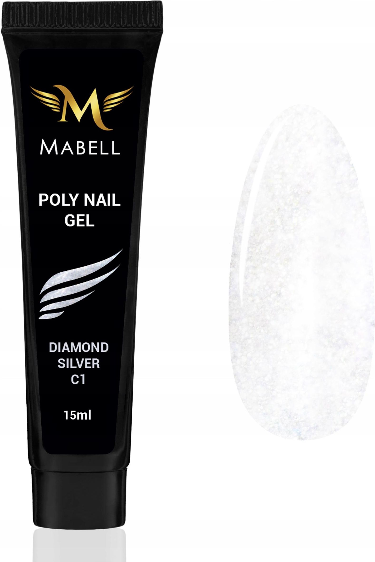 Mabell Poly Nail Gel Acrylic Akrylożel 15G Silver - Opinie i ceny na ...