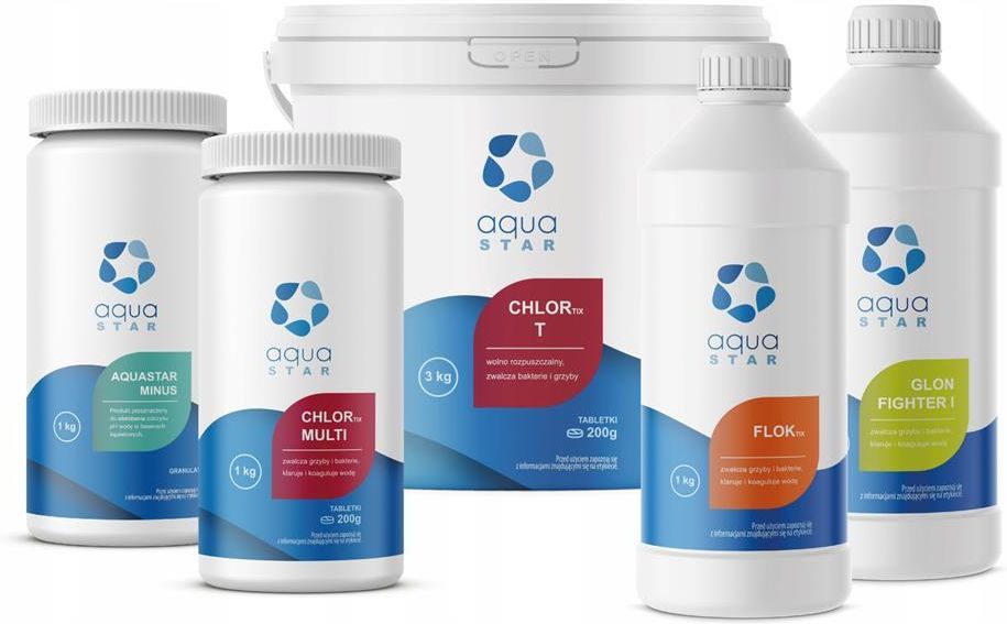 Aqua Star Chlor T (Tabletki 200 G) 1Kg - Ceny i opinie - Ceneo.pl