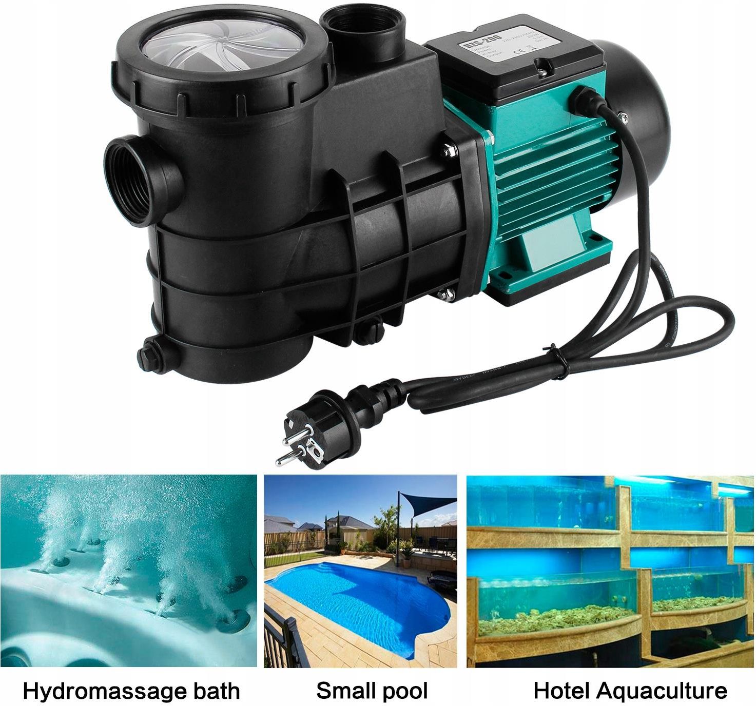 Pompa Wodna Do Basenu Jacuzzi 5000l/h 200W Ce IPX4 - Ceny i opinie ...