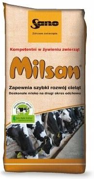 Do hodowli zwierząt Milsan Mleko dla cieląt na drugi okres odchowu ...