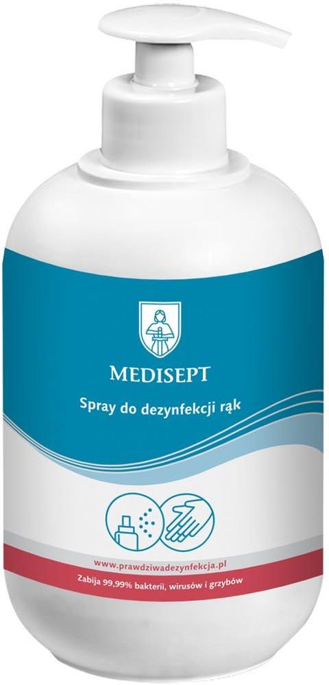 Medisept Płyn Spray Do Dezynfekcji Rąk 500 Ml - Opinie i ceny na Ceneo.pl
