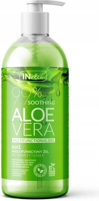 Inelia Żel Aloesowy Kojący Nawilżający 99% Aloe 500 Ml - Opinie i ceny ...