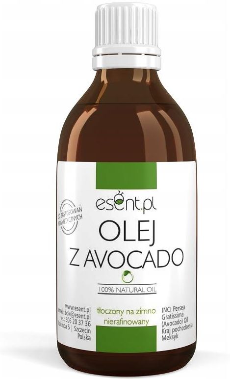 Esent Olej Z Awokado 250 Ml Nierafinowany Zimnotłoczony - Opinie i ceny na Ceneo.pl