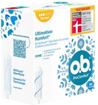 O.B. Pro Comfort Normal 64 szt. - Opinie i ceny na Ceneo.pl