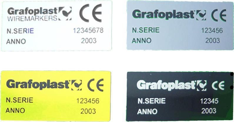 Grafoplast Wire Markers Tabliczki Opisowe 40x90mm Białe SI2K4090W ...