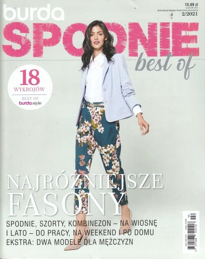 Burda Special 2/2021 Spodnie Best Of ,18 wykrojów - Ceny i opinie ...