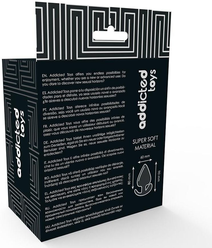 Addicted Toys CZARNY KOREK ANALNY STOŻEK 11cm - Ceneo.pl