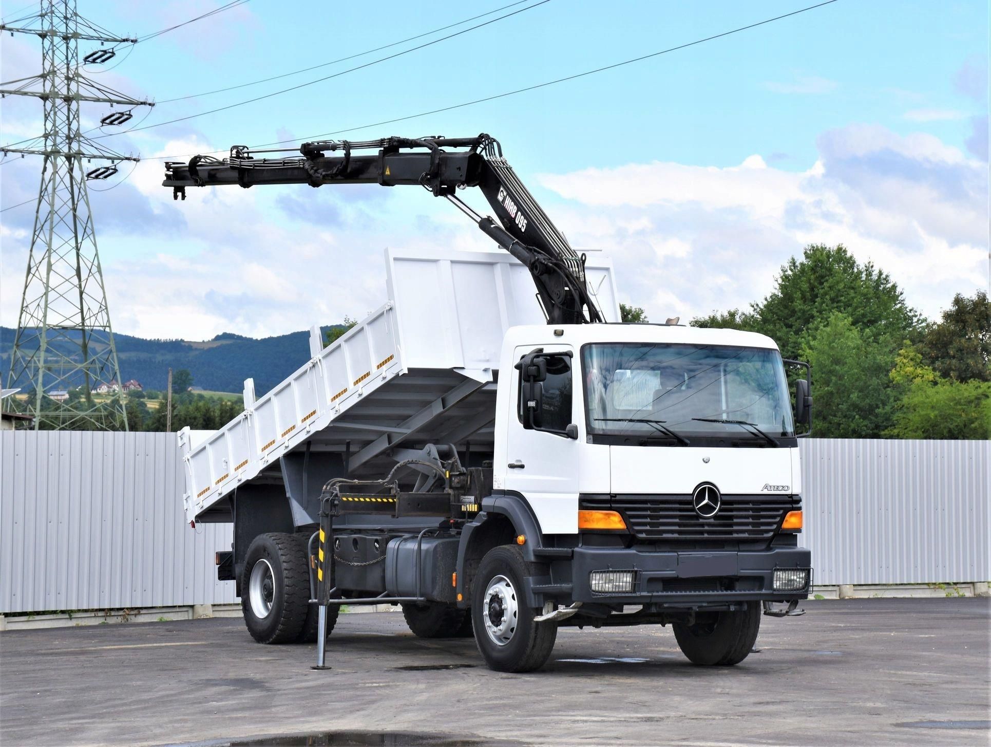 Mercedes Atego 1828* HIAB 095 - 3 * STAN BDB - Opinie i ceny na Ceneo.pl