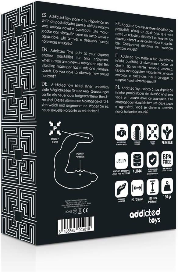 Addicted Toys SILNY MASAŻER ANALNY/PROSTATY CZARNY - Ceneo.pl