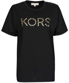 T-shirty z krótkim rękawem MICHAEL Michael Kors STUDDED KORS BF TEE ...