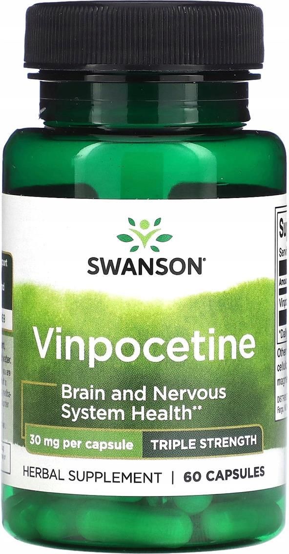 Swanson Winpocetyna 30Mg 60Kap. - Opinie i ceny na Ceneo.pl