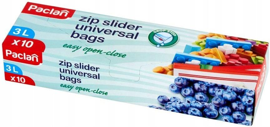 Paclan Woreczki Z Zamkiem 3L 10Szt. - Opinie i atrakcyjne ceny na Ceneo.pl