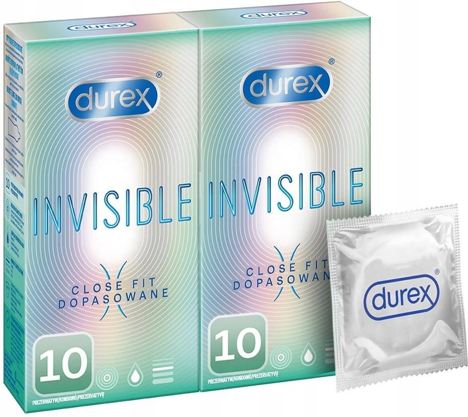 Durex Invisible Close Fit 20szt. - Ceneo.pl