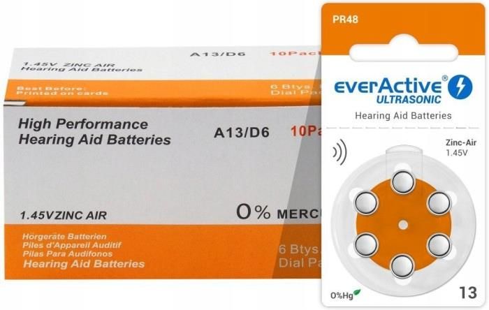 Bat.. 13 Everactive Ultrasonic (S) 60szt. (13Pr48) - Opinie i ceny na Ceneo.pl