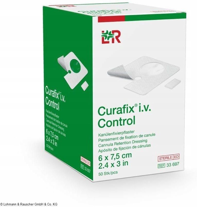 Curafix I.V Control 6x6,7cm Mocowanie Kaniul 50szt. (33697) - Opinie i ...